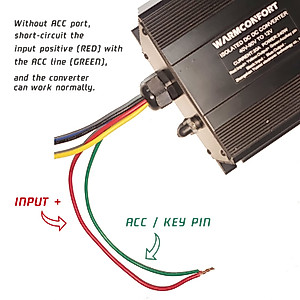 48V 60V 72V to 12V 50A Buck Converter 600W Step Down DC to DC Converter Transformer Reducer for Golf CART Scooters & Bicycles