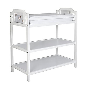 Suite Bebe Celeste Changing Table Safety Rail Included, White