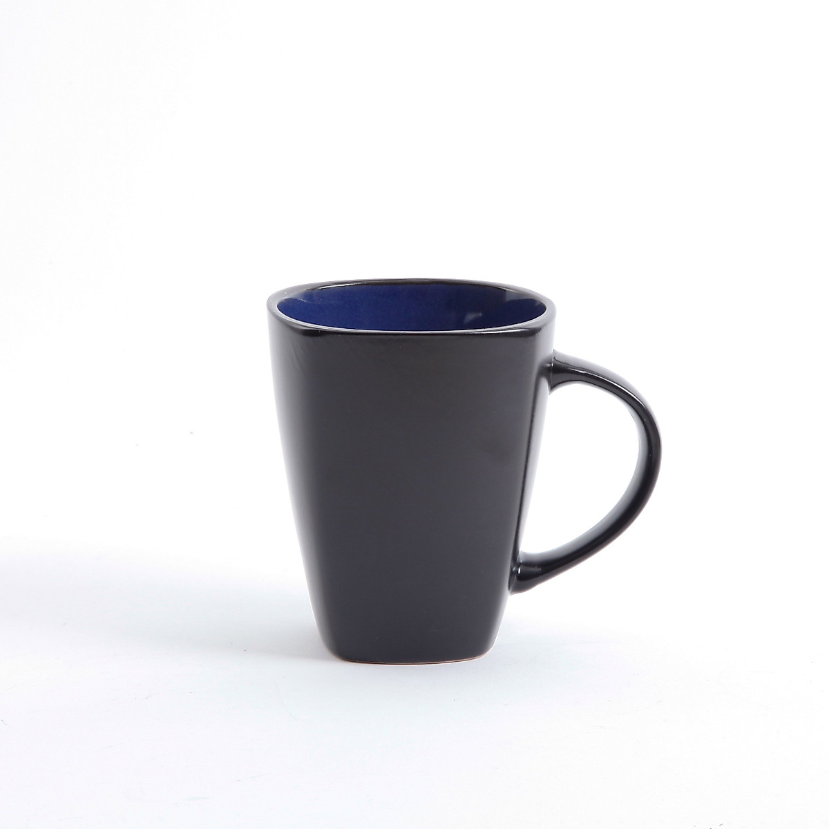 Gibson Elite Soho Lounge Reactive Glaze Stoneware Dinnerware Set, Service for 4 (16pc), Blue