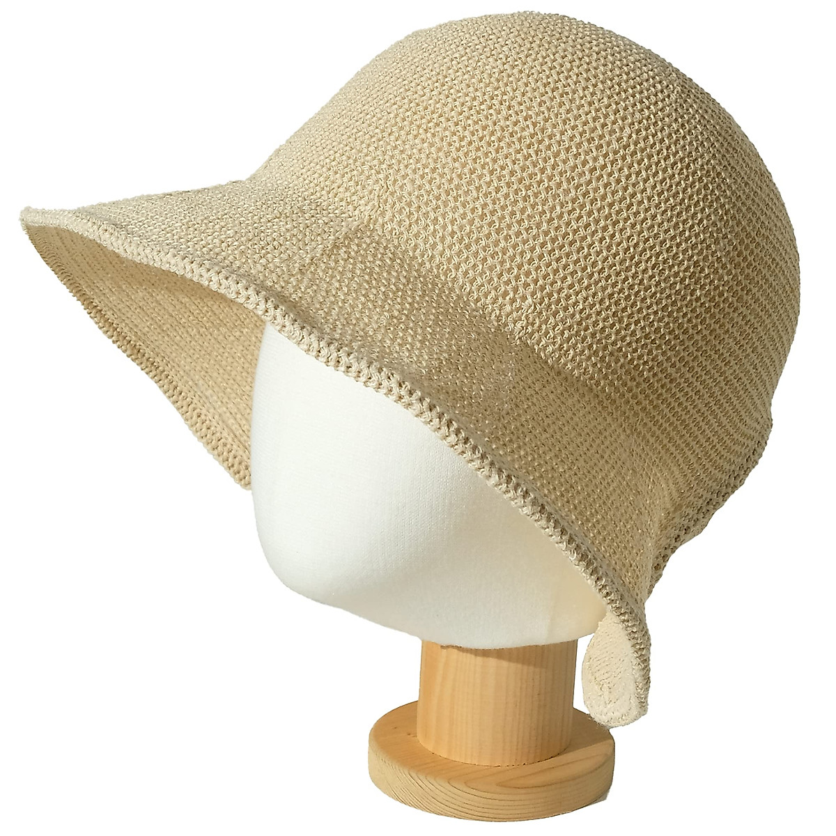 VIEWLAP Straw Sunblock Wide Brim Summer Beach Hat Breathable Summer Hat Foldable Outdoor hat (Light Beige)