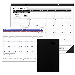 AT-A-GLANCE 2023-2024 Erasable Calendar, Wall Calendar, 32" x 48", XLarge, Academic, Dry Erase, Reversible, Vertical/Horizontal (PM36AP28)
