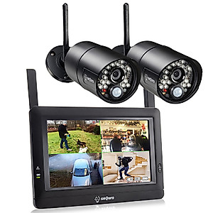 Sequro GuardPro Digital Surveillance Security Add-on Camera, HD Night Vision,Weatherproof, Motion Detecton Compatible with GuardPro 720P Surveillance DVR Kit,Black, Home, Small Business Office