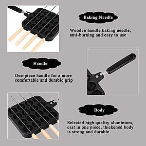 Takoyaki Pan, Non-Stick Takoyaki Tray Cooking Baking Mold Tray used to Make Takoyaki and Round Pancakes