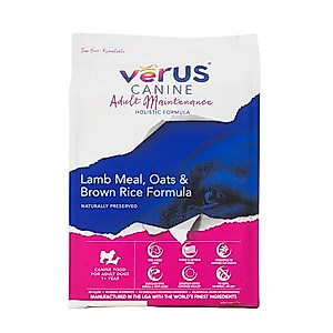 VeRUS Pet Foods Dry Dog Food Lamb, Adult Maintenance Formula (35lb Bag)