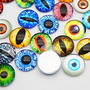 100PCS 10mm Self Adhesive Dragon Animal Googly Wiggle Eyes for DIY Sticker School Classroom Arts Crafts Decoration