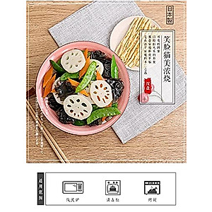 JapanBargain, Japanese Porcelain Bowl Rice Bowl Udon Bowl Ramen Noodle Soup Bowl Cereal Bowl Poke Bowl Pho Bowl Made in Japan, Maneki Neko Smiling Cat Pattern (2, Pink)