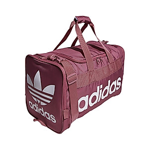 adidas Originals Santiago Duffel Bag, Trace Maroon Pink/White, One Size