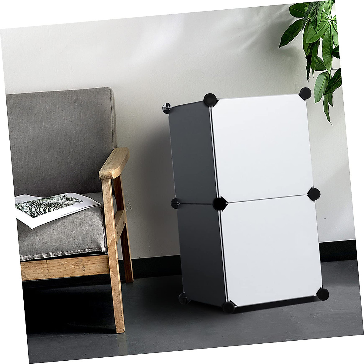 OSALADI Wire Grid Cube Connectors Wire Connector Organizer 8 Cube Storage Organizer 30 Pcs Universal Combination Cabinet Card Pp Resin Steel Wire Supplies Wire Shelf Divider Connector