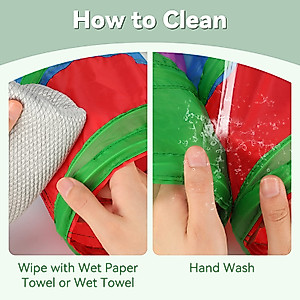 Rypet Guinea Pig Tunnels and Tubes Collapsible 2 Way and L-Type Tunnel with Interactive Ball Small Animal Activity Tunnel Hideaway Toys for Baby Rabbit Ferret Hamster Chinchilla Hedgehog