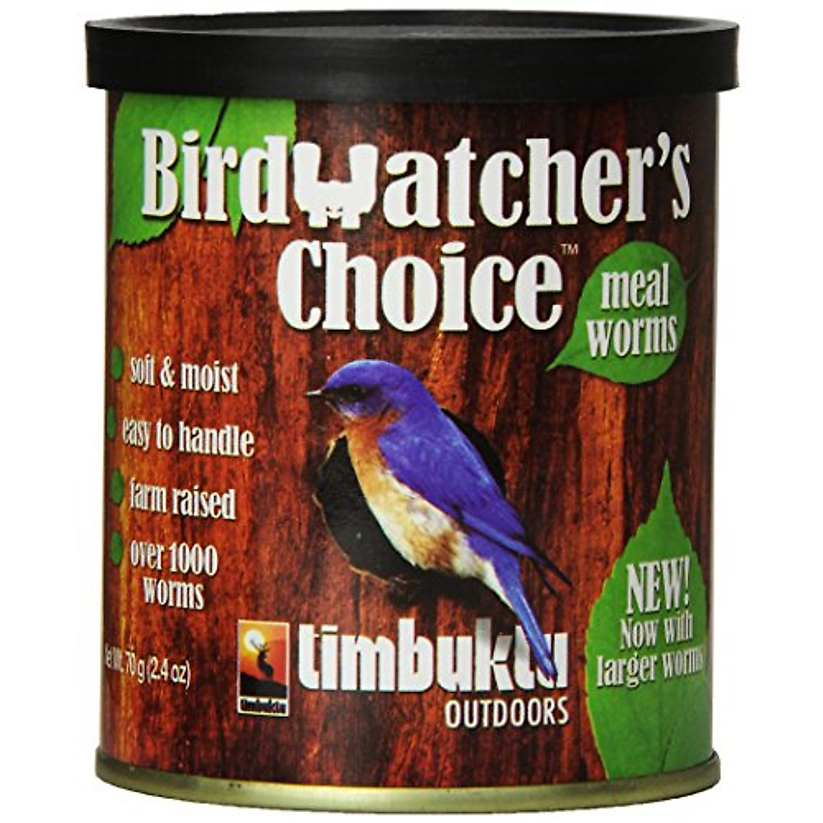 Birdwatcher'S Choice: Small Meal Worms, 70 G / 2.5 Oz