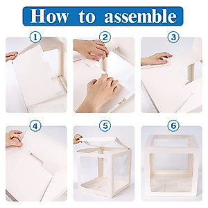 JOYYPOP 1st Birthday Decorations for Boys 78Pcs with First Birthday Balloon Boxes, First Birthday Decorations with Crown, Happy Birthday Banner, Highchair Banner for Baby 1st Birthday Party