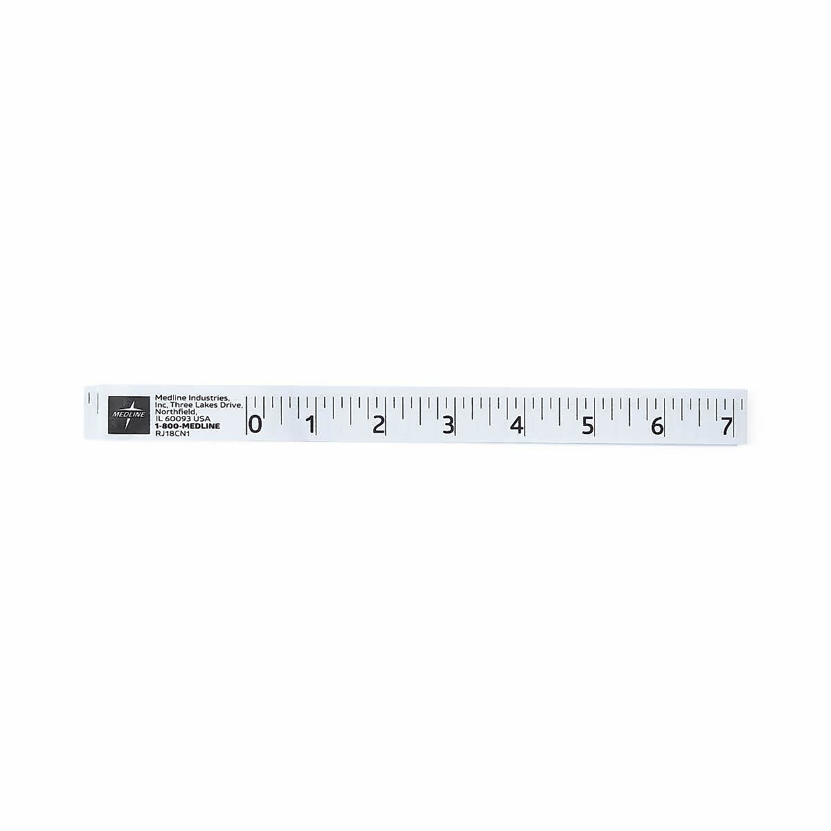 Medline Paper Measuring Tape, Flexible, Inches and Centimeters, Disposable, Great for Single Use, 72" (Pack of 500)