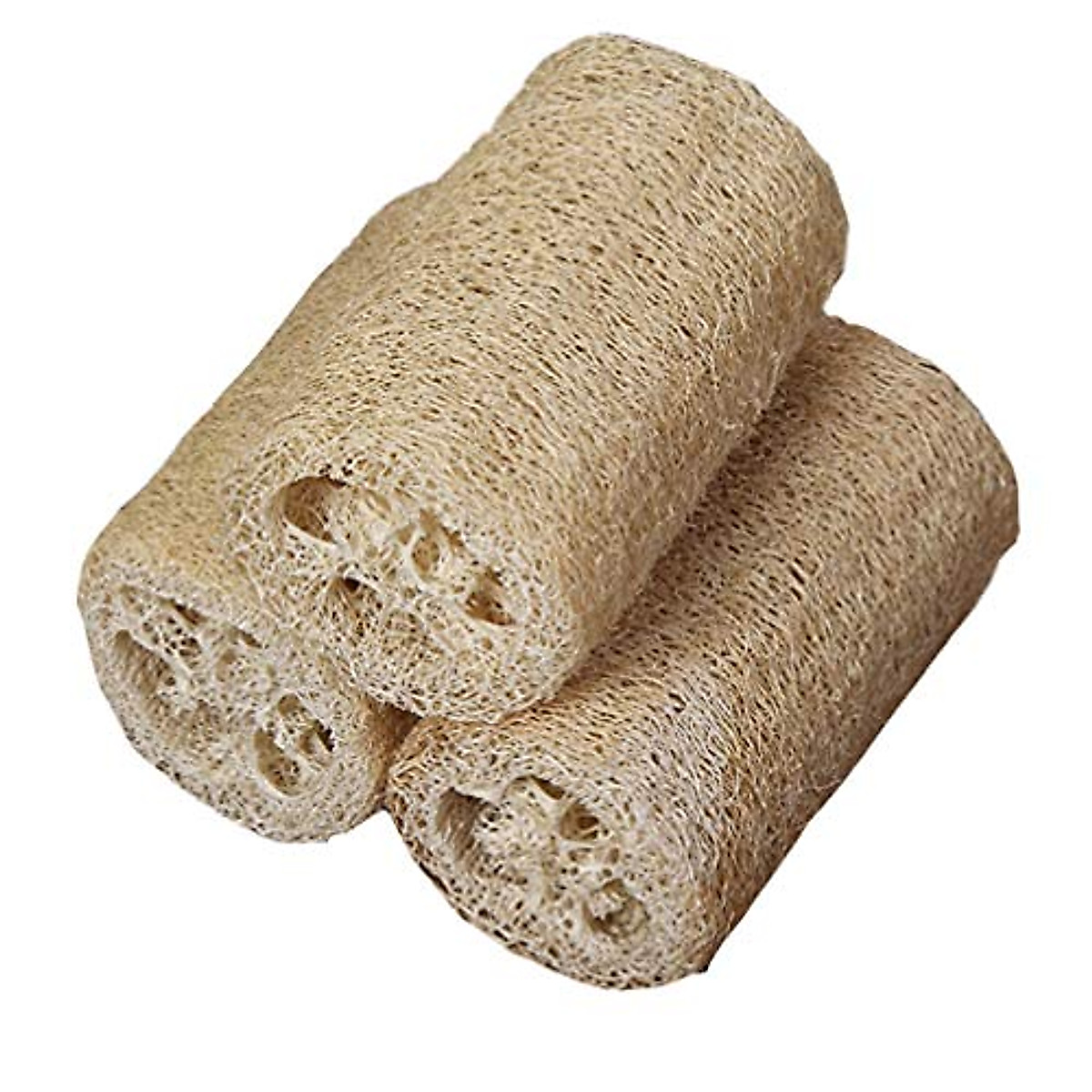 balacoo 3Pcs Chinchilla Toys Rabbit Hamster Chew Toys Guinea Pig Gerbil Rat Hamster Chew Toys Teeth Care Molar Toy Loofah