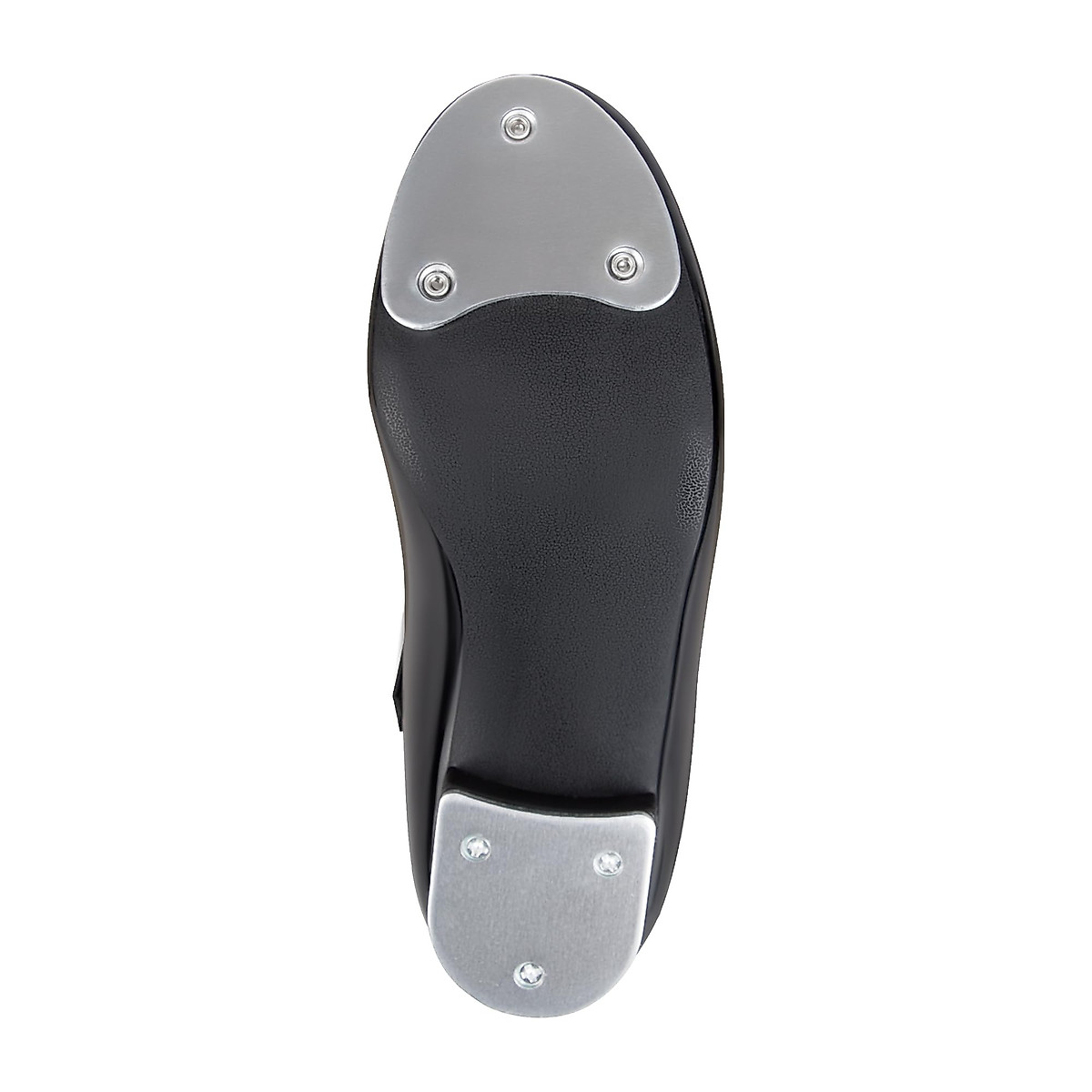 Linodes Economy Unisex-Child Easy Slide Buckle Tap Shoe for Girls and Boys Maryjane Dance Flat-Black Patent-2M-Little Kid