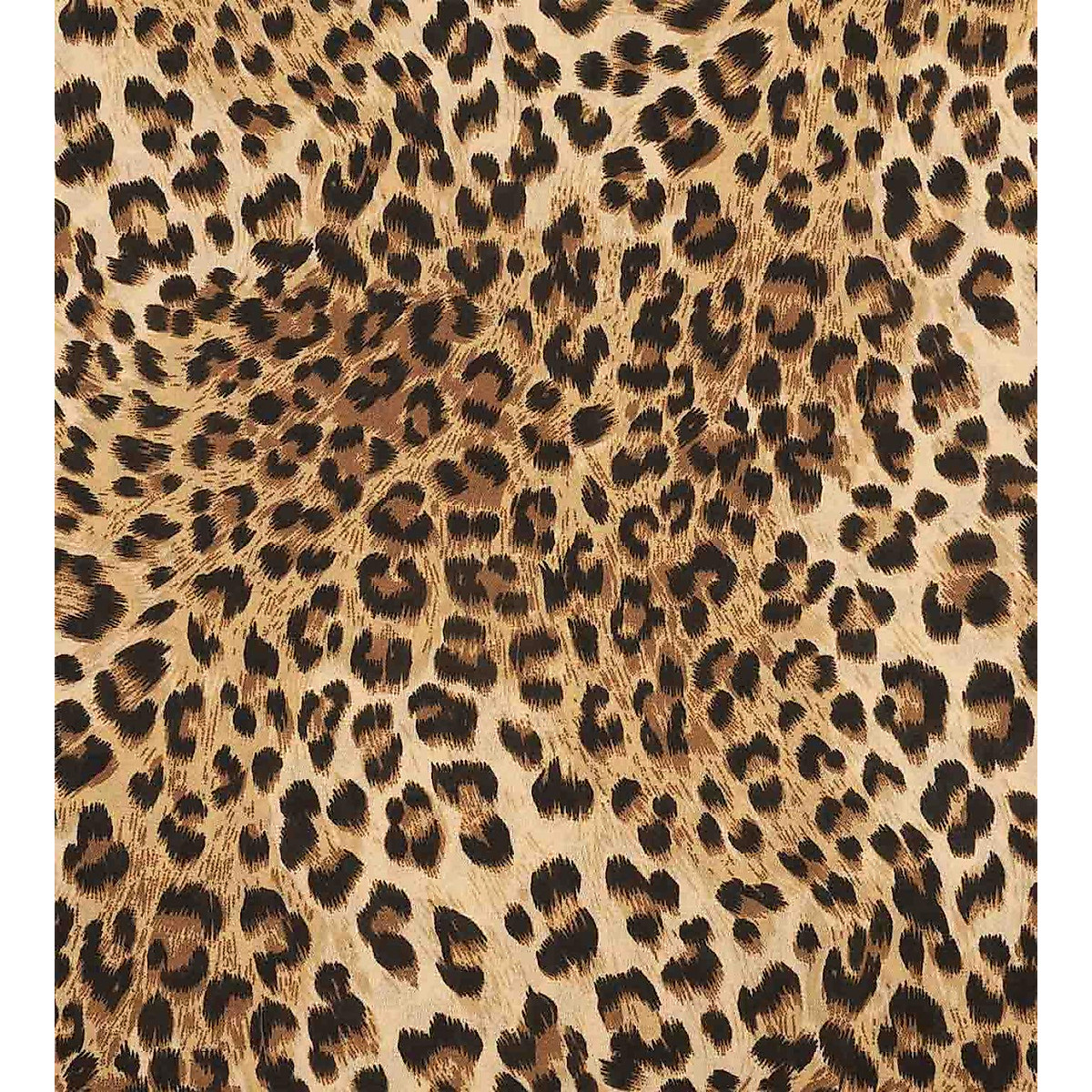 Ambesonne Leopard Print Duvet Cover Set, Skin Pattern of a Wild Savannah Animal Powerful Panther Big Cat, Decorative 3 Piece Bedding Set with 2 Pillow Shams, Queen Size, Brown Beige