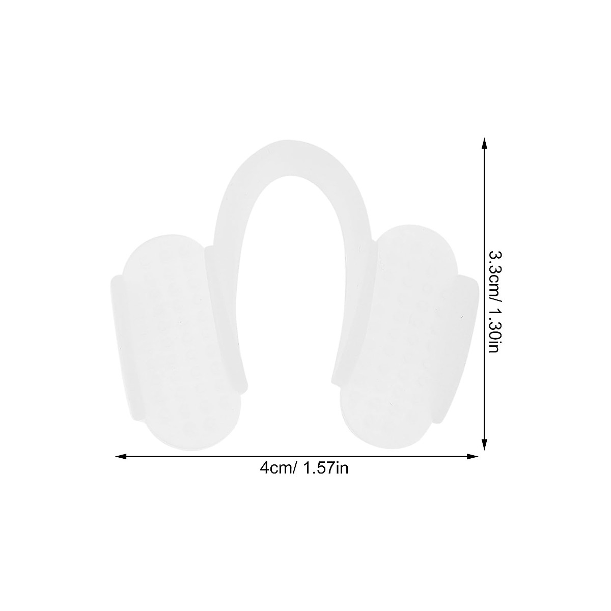 HEALLILY Clear Mouth Grinds, Silicone Dental Mouth Guard Teeth Splint Protector for Preventsing Night Teeth Grinding Bruxism Clenching