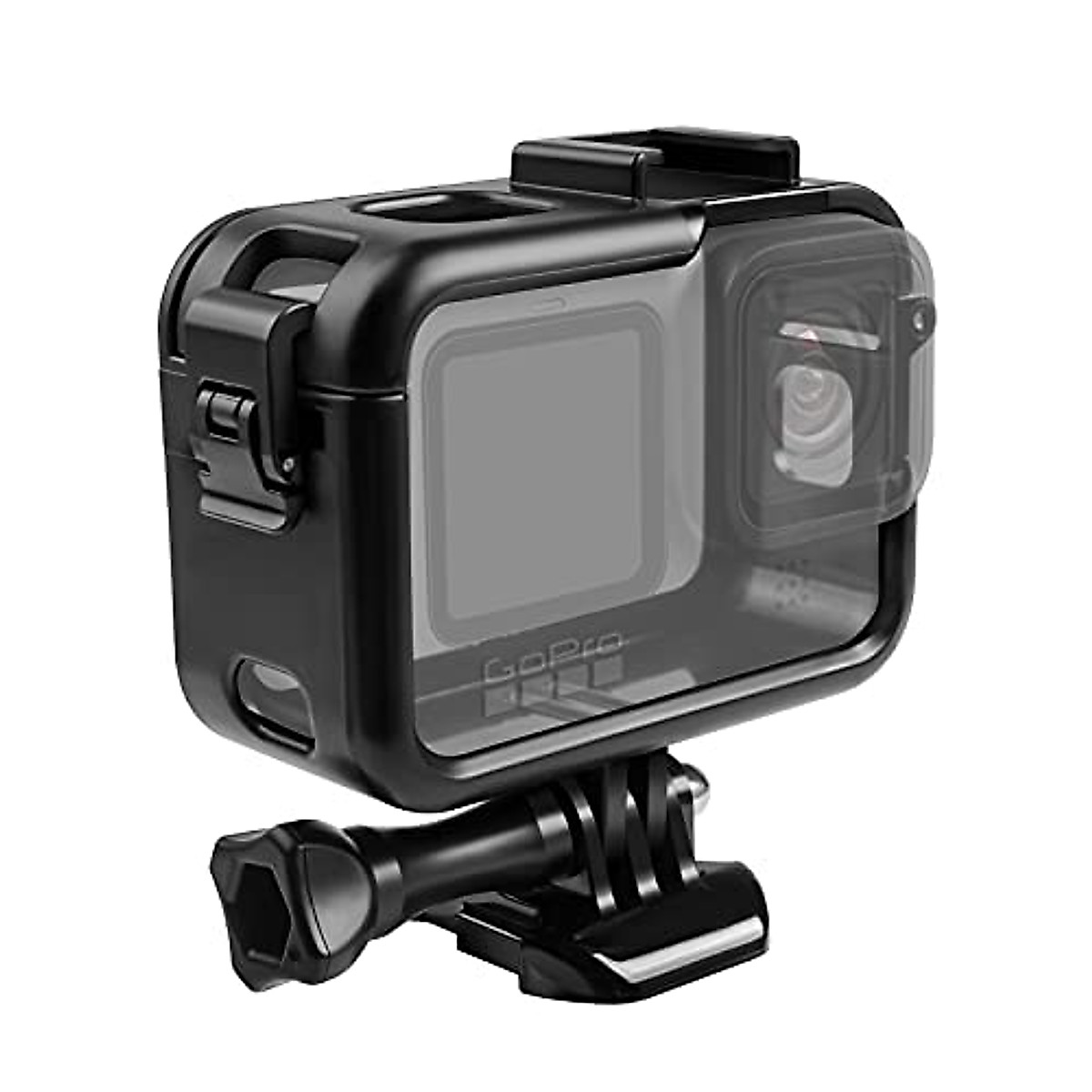 Taisioner Protective Housing Case for GoPro Hero 9 Hero 10 Hero 11 Black Top Opening Frame with Lens Cap and Side Cover Accessories Kit