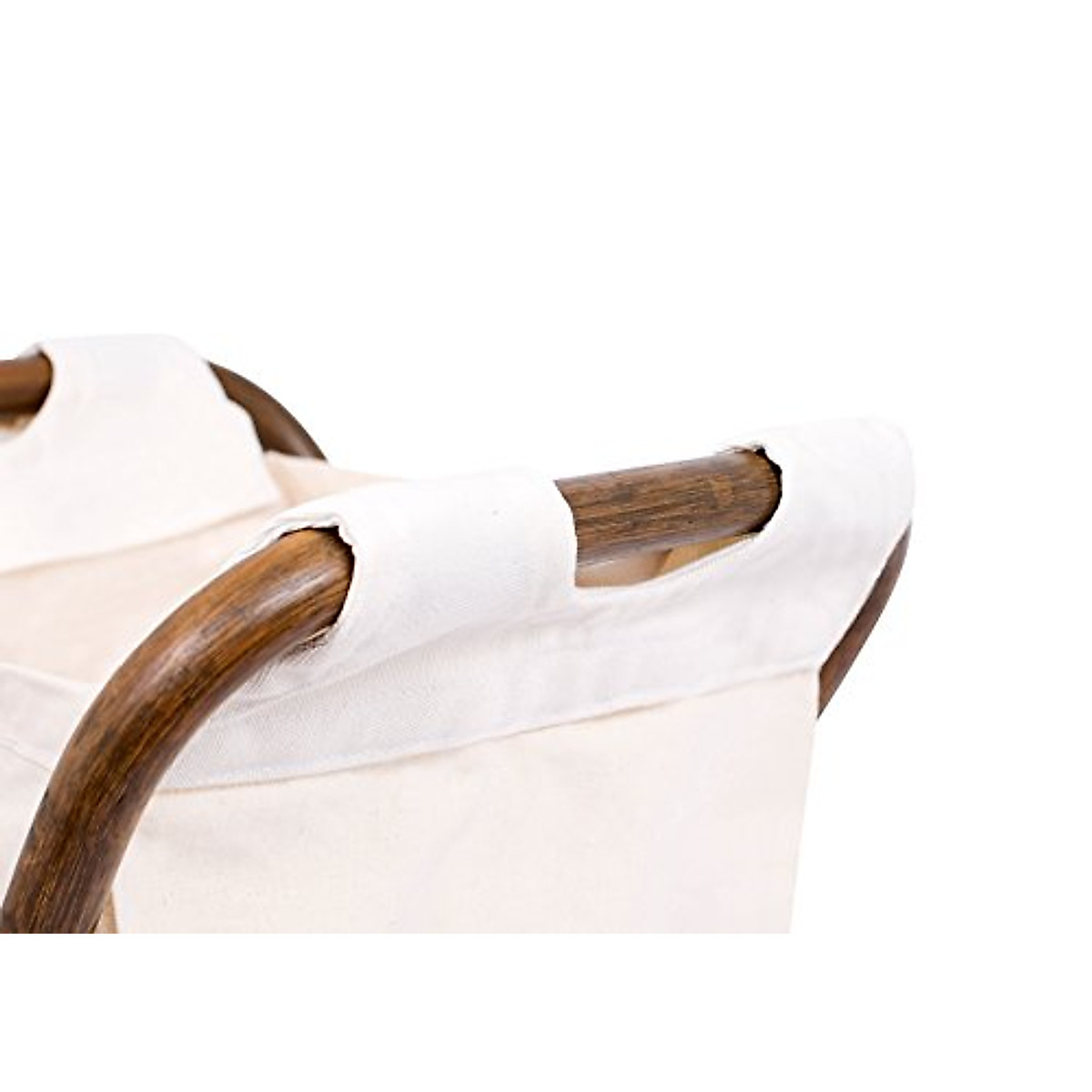 BIRDROCK HOME Single Rattan Laundry Hamper - Machine Washable Canvas Lining - Lightweight and Foldable - Removable Bag - Organizer