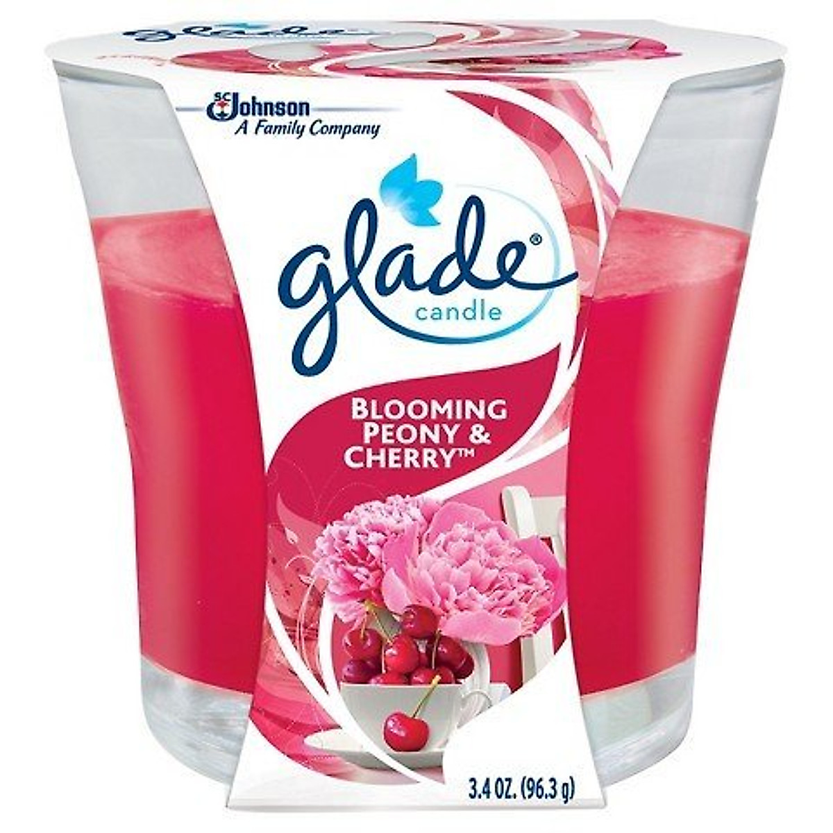 Glade Candles 3.4Oz Blooming Peony & Cherry 1 Pack