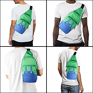 Cute Travel Bag for Nintendo Switch/Lite/OLED/Steam Deck, Small Sling Portable Waterproof Backpack Carrying Crossbody Shoulder Chest Gaming Bag Case for NS SD Console Dock Joy-Cons Accessories Storage