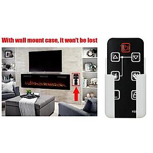 Replacement for FEBO Flame Electric Fireplace Remote Control ZHS-30-A 13IN-30-054