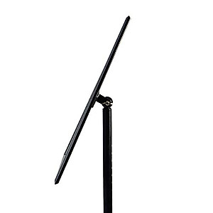 AltraTech Adjustable Sign Holder 2 Pack Aluminum 8.5” X 11” Lobby Sign Snap-Open Frame Sign Holder Stand With Both Vertical And Horizontal View For Store Display, Exhibition (Black