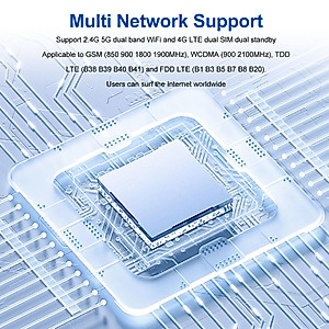 SHYEKYO 10.1 Inch Tablet, Tablet MTK6762 Octa Core 4G LTE Network 12GB RAM 512GB ROM for Learning for Business (Grey)