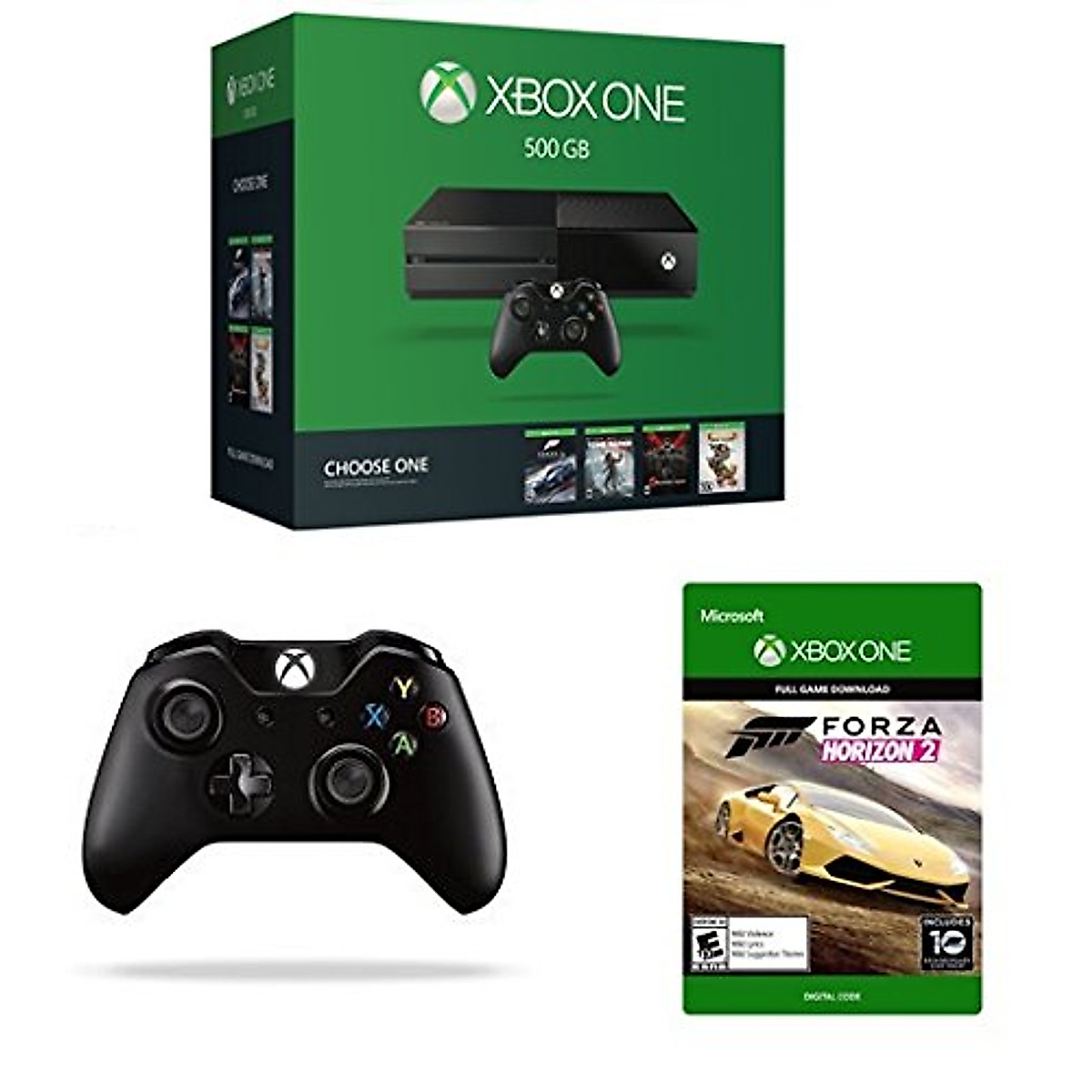 Xbox One 500GB Console - Name Your Game Bundle + Xbox One Wireless Controller + Forza Horizon 2 [Emailed Digital Code]