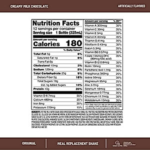 SlimFast Meal Replacement Shake, Original Creamy Milk Chocolate, 10g of Ready to Drink Protein, 11 Fl. Oz Bottle, 4 Count (Pack of 3) (Packaging May Vary)