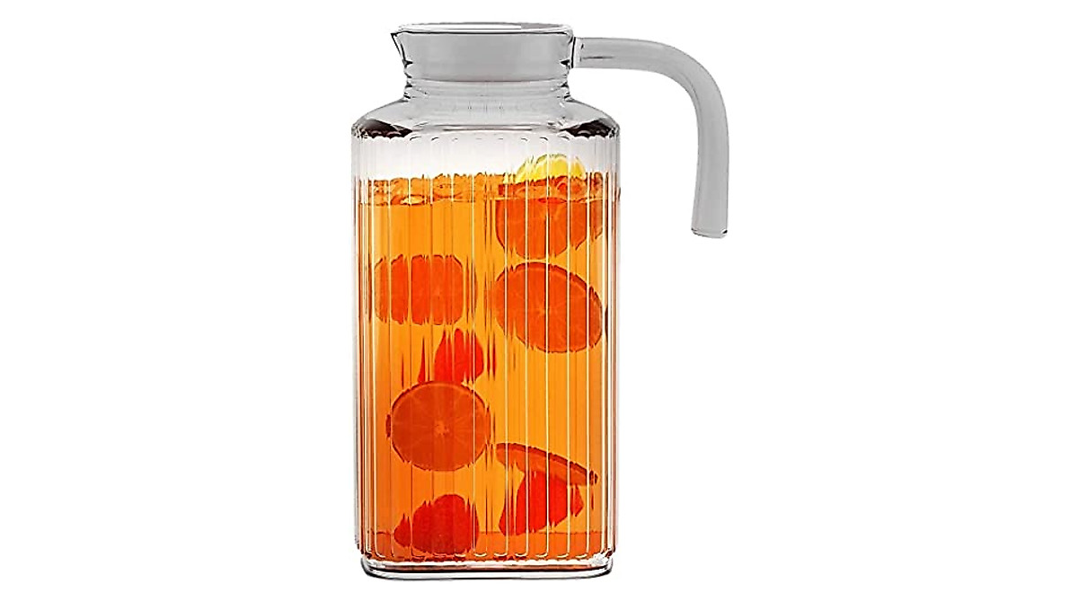 Home Essentials & Beyond 60 OZ. Glass Water Fridge Pitcher