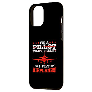 iPhone 14 Pro Max I Fly Airplanes Pilot Aviation Flying Helicopter Graphic Case