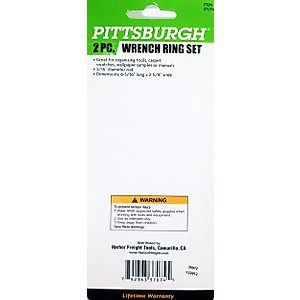 2 Piece Wrench Rings for organizing tools, carpet swatches, wallpaper samples or manuals