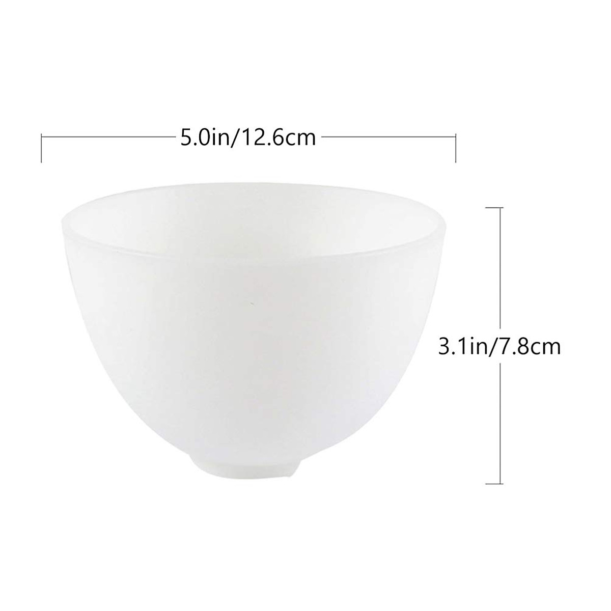 EXCEART Silicone Facial Mask Mixing Bowl 3Pcs Silicone Facial Mask Mixing Bowls DIY Facemask Mixing Mask Other Skincare Product Mixing Bowls