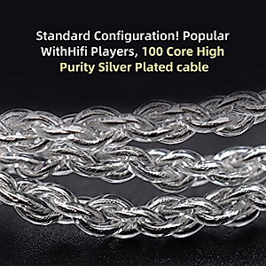 Earbuds Wired Headphones, 1BA+1DD Hybrid Technology in Ear Monitor HiFi Bass Noise Cancelling Earphone KZ ZSN Pro X (No mic,Black)