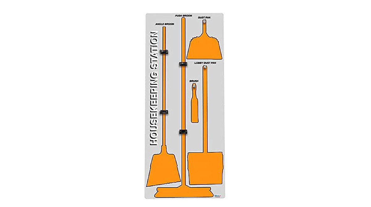 Organize Tools with 5S Housekeeping Shadow Board Station