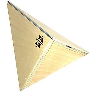 XL Polebank Fingerboard Obstacle - Handmade Ramp in USA - Large Park Sized with Steel Rail - 12" Long, 4.5" Tall - Teak Tuning