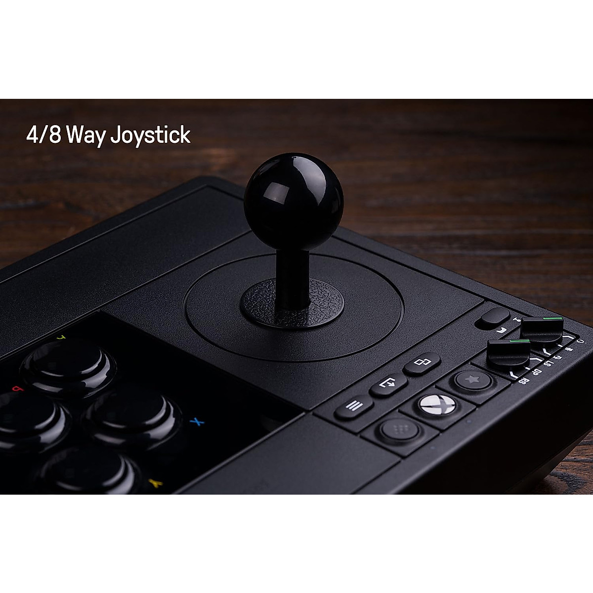 8Bitdo Wireless Arcade Stick for Xbox Series X|S, Xbox One and Windows 10, Arcade Fight Stick with 3.5mm Audio Jack - Officially Licensed (Black)