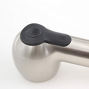 Beelee Kitchen Replacement Sprayer, Pull Out Spray Head for Kitchen Sink Pull-Down Faucet G 1/2 Straight Thread 2-Function Stream Aerated Flow Brushed Nickel,F103-SP