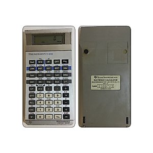 Texas Instruments Ti-55 III Texas Instruments Programmable Constant Memory Battery Operated Electronic Calculator (Recommended Battery: Use 2 of Rw-82, A-76, or Normal Standard Size Button Batteries)