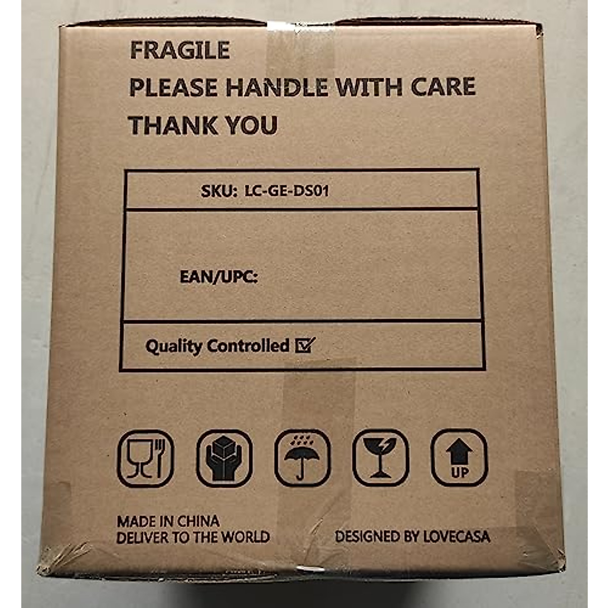 LOVECASA Stoneware Dish Set for 4, Handmade Plates and Bowls Sets, 16 PCS White and Gold Dinnerware Sets, Dishwasher Safe