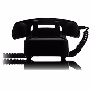 The Original 60s Cable from Opis, Germany: 1960s-1970s Phone/Rotary Phone/Retro Phone/Old School Phone/Rotary Dial Phone/Telefonos Retro/Vintage Corded Telephone (Black)