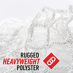 Franklin Sports NHL Hockey Goal Replacement Net - 72" Official Size Goal Replacement Netting - Outdoor Street Hockey Goal Net - Easy Attach Official Size Net - 72" x 48" x 30",White