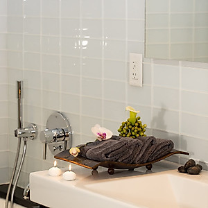 Mosobam Luxury Turkish 8pc Towel Set 30X58 16X30 13X13 Charcoal Gray (Dark Grey) 700 GSM Bamboo Viscose & Aegean Turkish Combed Cotton