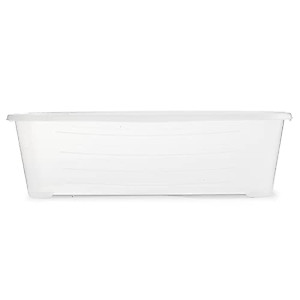 Life Story Durable 5.7-Liter Clear Shoe & Closet Storage Box Container (12 Pack)