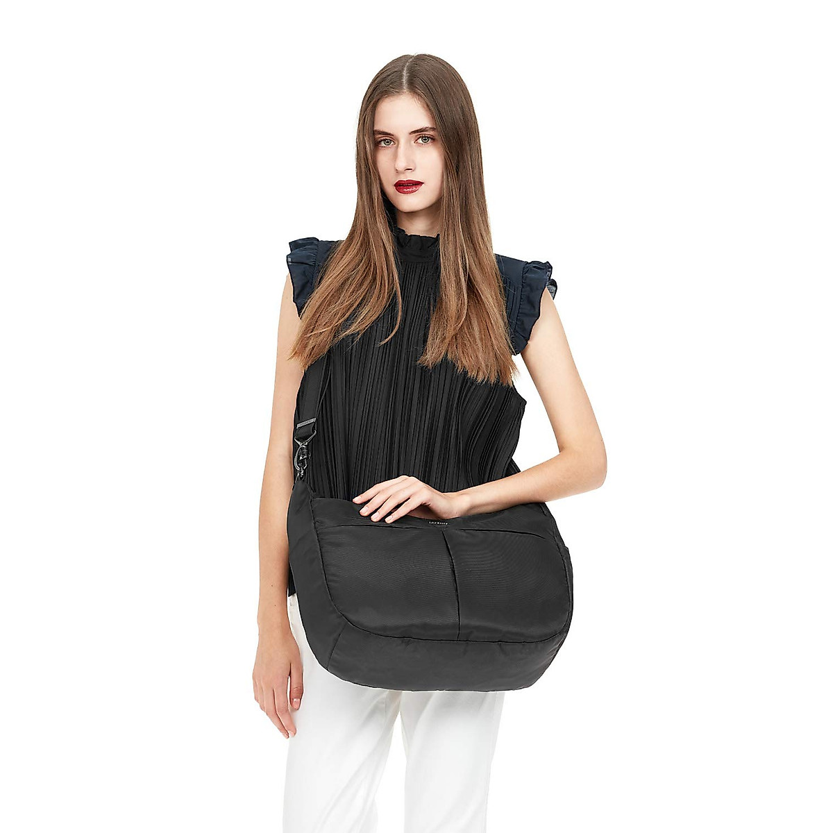 Pacsafe Women's Cruise 16L Anti Theft Carry All Crossbody, Black