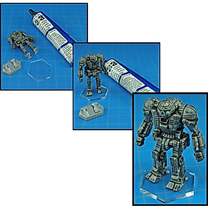 LITKO Round Bases | 27mm Circle | Compatible with Star Wars: Legion | Pack of 25 | (6mm Clear Acrylic)
