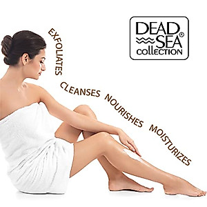 Dead Sea Collection Salt Body Scrub - Large 23.28 OZ - with Eucalyptus - Exfoliating Effect - Includes Organic Essential Oils and Natural Dead Sea Minerals