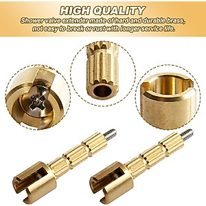 2Pcs 970-0770 Stem Adapter, for Plumbing Equipment Replacement Compatible with Pfister Securepfit Trims, Shower Handle Stem Extension Tub and Faucet Accessories Valve Extender Trim Repair