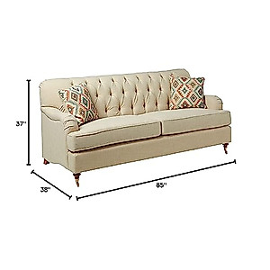 ACME Furniture Sofa, Beige Fabric