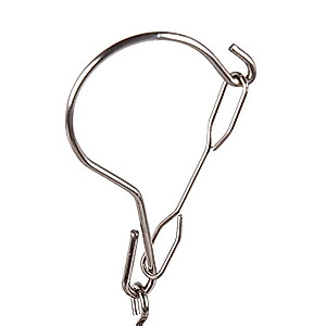 Yaoyodd19 Round Stainless Steel Socks Rack Underwear Drying Hanger Peg with 20Pcs Clips